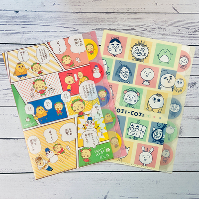 日本sunstar太阳星coji-coji系列第一弹A4多层文件夹