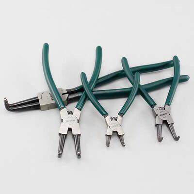 SATA世达工具 德式穴用曲口卡簧钳挡圈钳72041 72042 72043 内卡