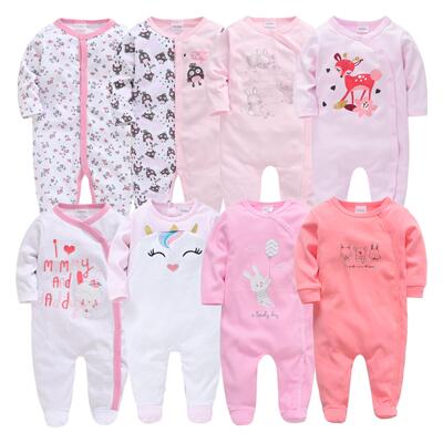 Newborn Baby Girl Rompers Cartoon Infant Boy Jumpsuit Roupas