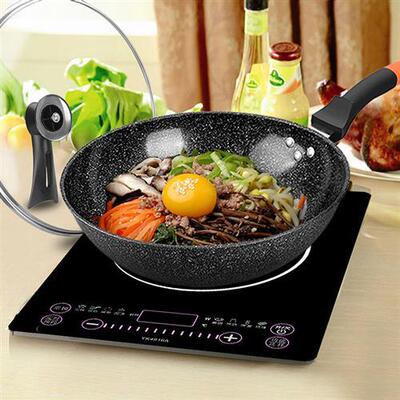 non-stick frying pan induction cooker cooking pot不粘平底锅