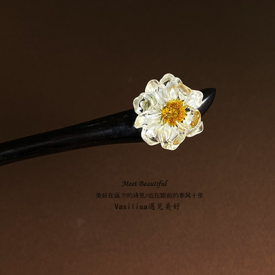 有12至18厘米可选发簪新中式素雅黑檀木国风短款日常盘发簪子现代