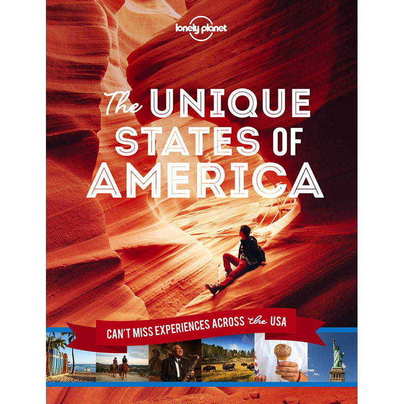 现货【LonelyPlanet旗舰店】英文原版LP孤独星球 The Unique States of America1美国独特州旅游指南 ...