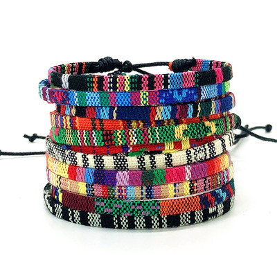 Arabic Scarf Style Woven Bracelet For Women Men  Wave Dot