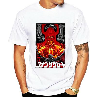 T-shirt à col ras du cou pour homme, haut à l'effigie d'ar