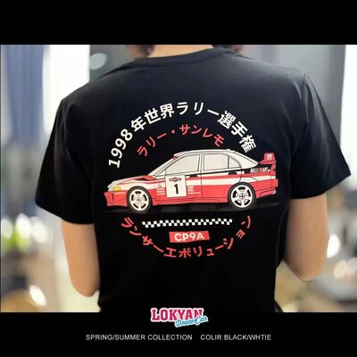 JDM EVO Street Fighter CP9A Four-wheel-drive Printed Short S