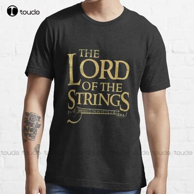 New The Lord Of The Strings - Electric Guitar T-Shirt Cotton
