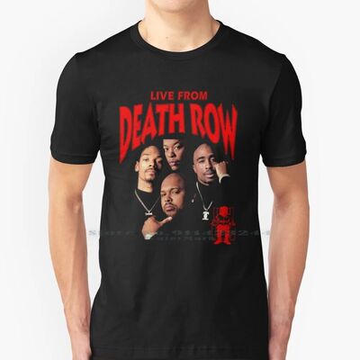 Death Row Records 100% Cotton T Shirt Dogg 1990s Gangster Ra