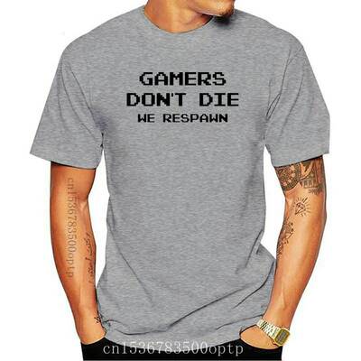New Gamers DonT Die We Respawn T-Shirt - Funny Gaming Presen