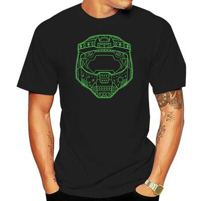 T-shirt à manches courtes pour hommes, casque de chef, à l