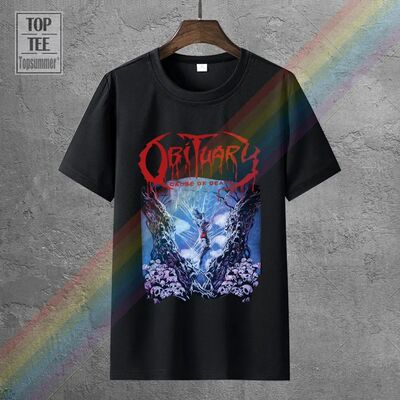 Obituary Cause Of Death Death Tee-Shirt Retro Gothic T Shirt