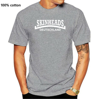 SKINHEADS DEUTSCHLAND T-SHIRT - S bis 3XL - Schwarz/Weiss -