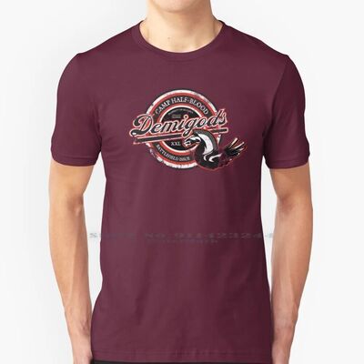 Camp Half-Blood Demigods 100% Cotton T Shirt Percy Jackson G