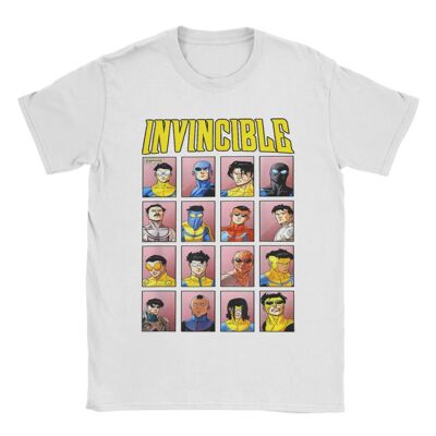 Invincible Variants Anime Men T Shirt Mark Grayson Superhero
