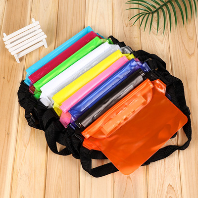 Sports outdoor Fanny pack tablet phone waterproof bag PVC