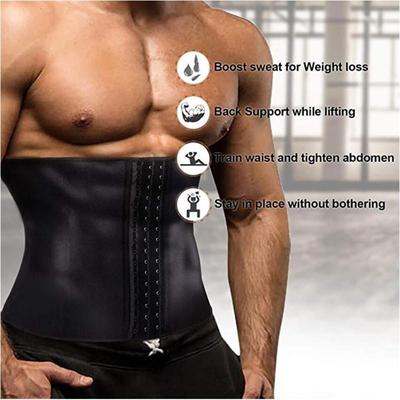 Men's waist training device with waist cinching and body