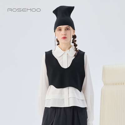 容子木ROSEMOO26春【商场同款】干爽挺阔毛织外穿马甲RWM1AP337C