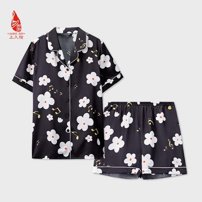 上久楷女士桑蚕丝真丝睡衣