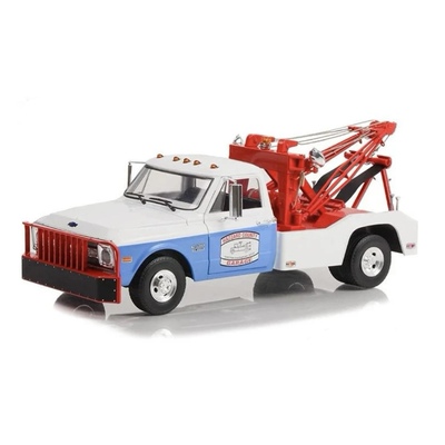 Greenlight 绿光 1:18 雪佛兰 1969 C-30 Hazzard 清障车拖车白红