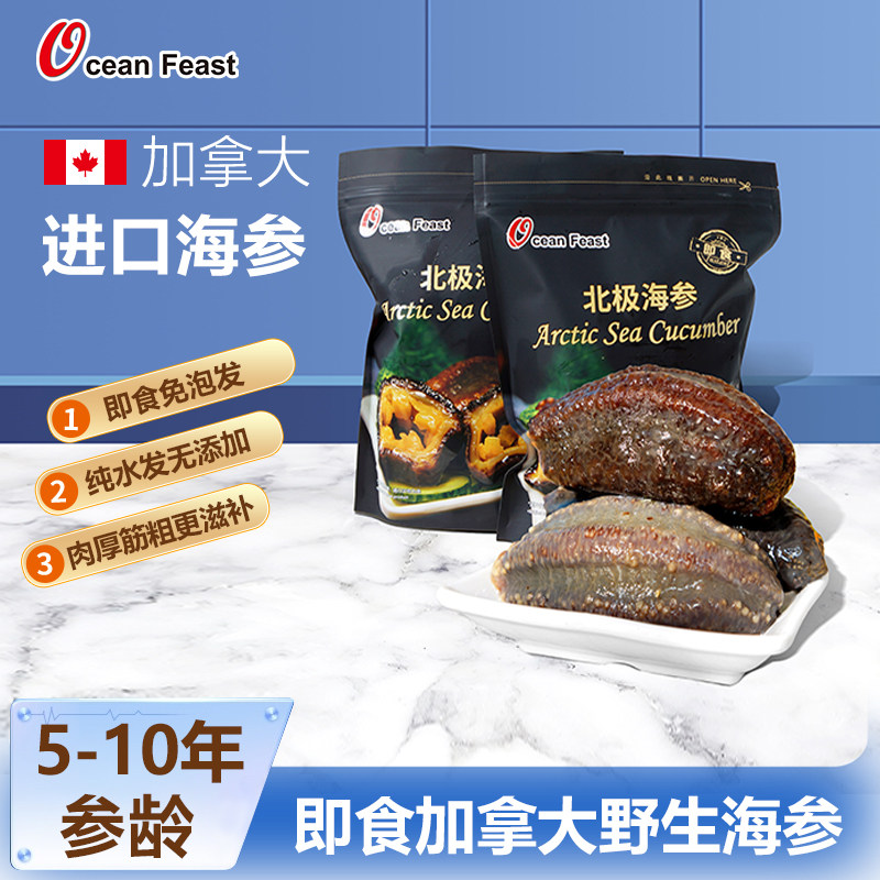 oceanfeast加拿大即食海参春节礼品野生进口北极参官方正品年货