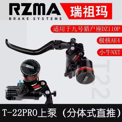 适用电动车九号DZ110极核AE4小牛NXT升级碟刹T22Pro直推制动上泵
