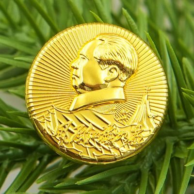 主席胸针黄铜材质送礼佳品
