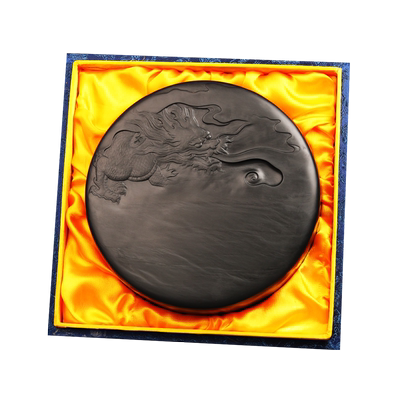 歙砚大师手工原创文房四宝砚台