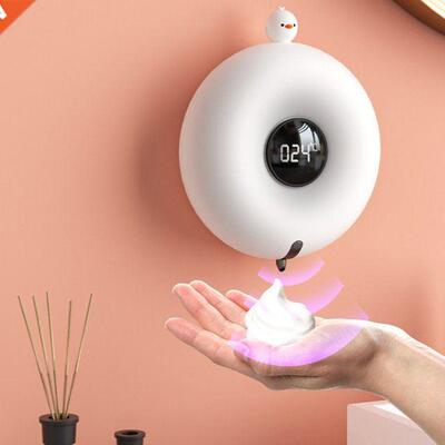 utomtic Fom Sop Dispenser USB Rechrgeble Touchless Tem