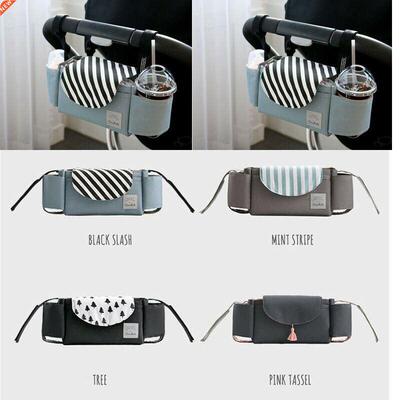 PUDCOCO Universal Buggy Baby Pram Organizer Bottle Holder Ba