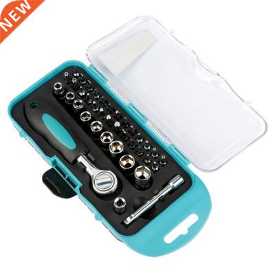 38pcs Ratchet Bit Socket Screw Bits Extender Car Repairing T