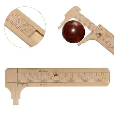 Mini Brass Sliding Gauge Vernier Caliper 80mm 3.25inch Pocke