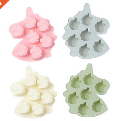 7 Cavities Unicorn Shape Handmade Soap Silicone Md Cake De
