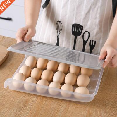 1pc Household Ktchen Refrgerator Egg Storage Box Portable