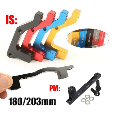 PM/IS MTB Caliper Adapter bike bicycle disc brake rotor 180m
