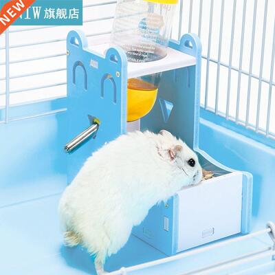Pet Folding 2 In 1 Blue Rat Double Hamster Automatic Pet Wat