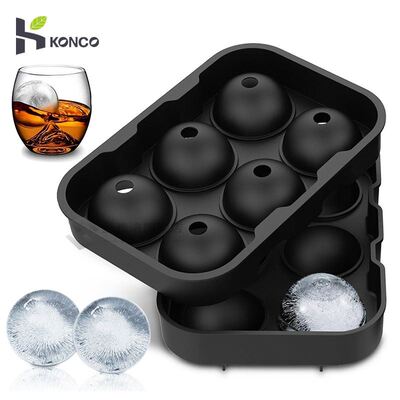 KONCO Whisky Ice Maker 6 grids Ice Cubes Tray Molds Silicon