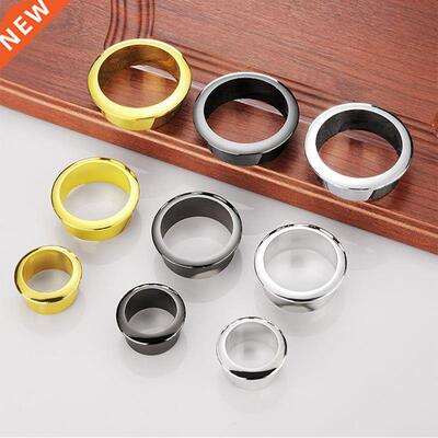 2pcs plastic wire he cover 50mm Round table PC Cable Outle