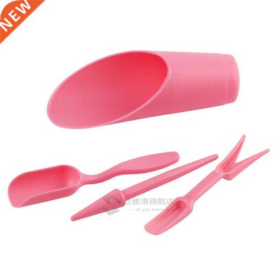 Behogar 4PCS Mini Gardening Planting Tool Set w/Bucket Scoop
