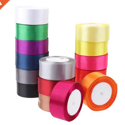 4cm/25 yards/roll Satin Ribbon Gift Packing Christmas Decor