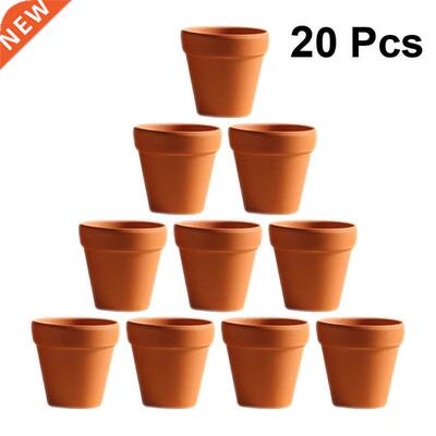 20pcs Red Pottery Flower Pot Terracotta Plant Pot With Hole