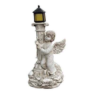 Garden Solar Light Resin Angel Solar Powed Lamp Outdoor
