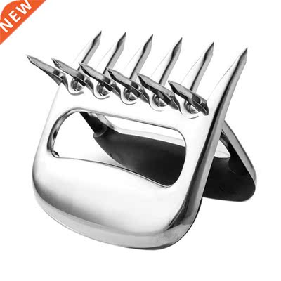 2 Pcs Meat Shredder Claws Stainless Steel Bear Claws BBQ Mea