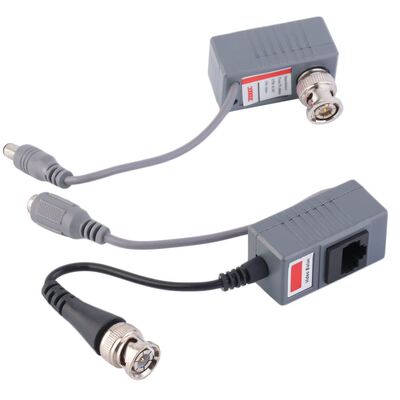 BNC CCTV RJ45 Balun Video Power CAT5/5E/6 Transceiver Cable