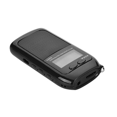 Telescopic Antenna receiver Pocket Radio Backlight FM MW SW