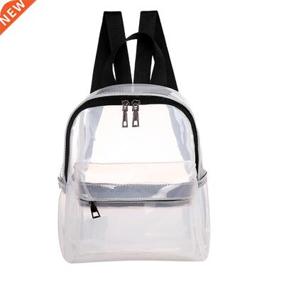 Women Backpack Transparent Fashion Versatile udent Bags H