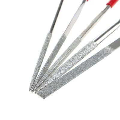 5Pcs/Set Needle Files Kit Carving Jewelry Diamond Glass Ston