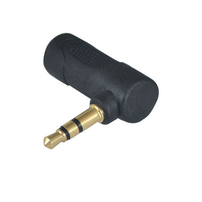 3.5mm 1/8 '' Male to 90 Female Plug Headphone Adapte
