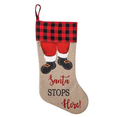 Christmas Stockings, Lge Xmas Stockings Decorations, Santa