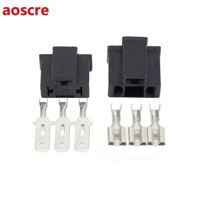 3 Pin PA66 H4 Unsealed Cable Wire Connector Electrical Conne