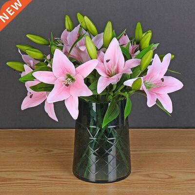 Artificial Flowers High Quality 1Pcs Clearance Latex Yellow