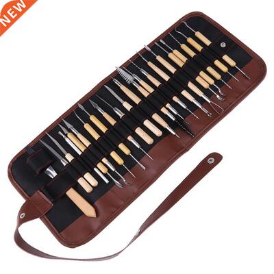 22Pcs Carving Tools Clay Sculpture Tool Clay Carving Knife C